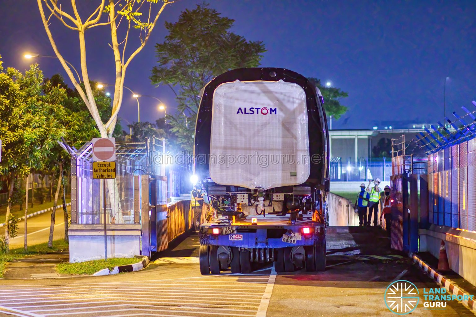 Delivery of Circle Line C851E Trains to Singapore | Land Transport Guru