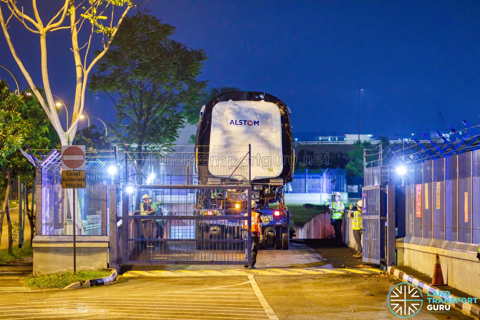 Delivery of Circle Line C851E Trains to Singapore | Land Transport Guru