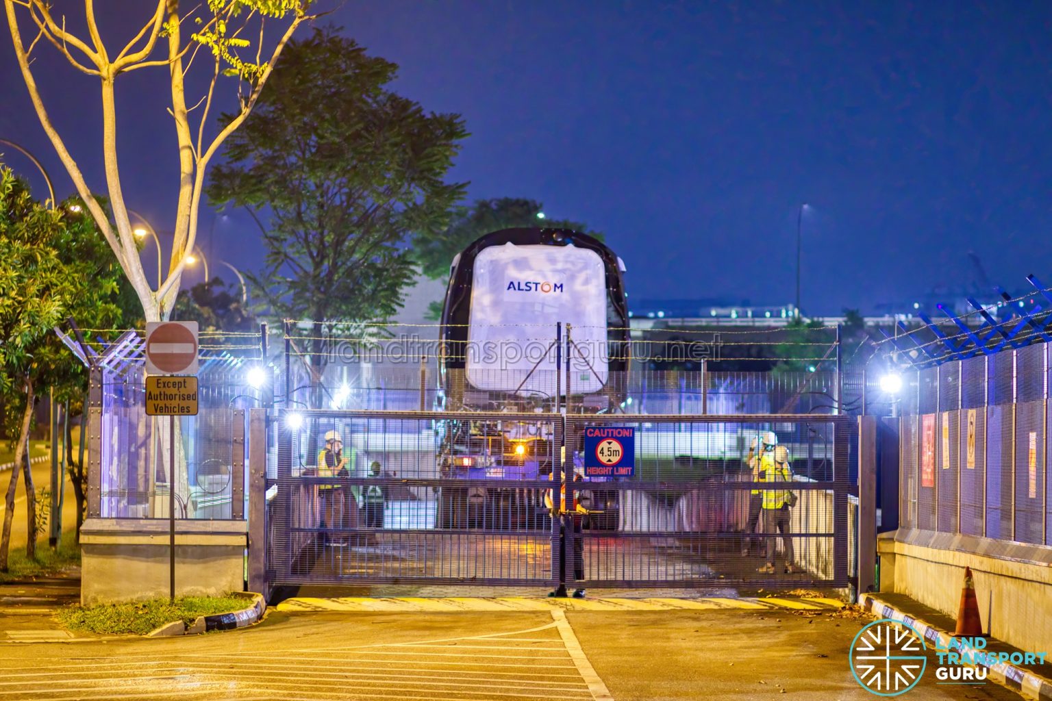 Alstom Metropolis C851E (CCL) train arriving at Kim Chuan Depot | Land ...
