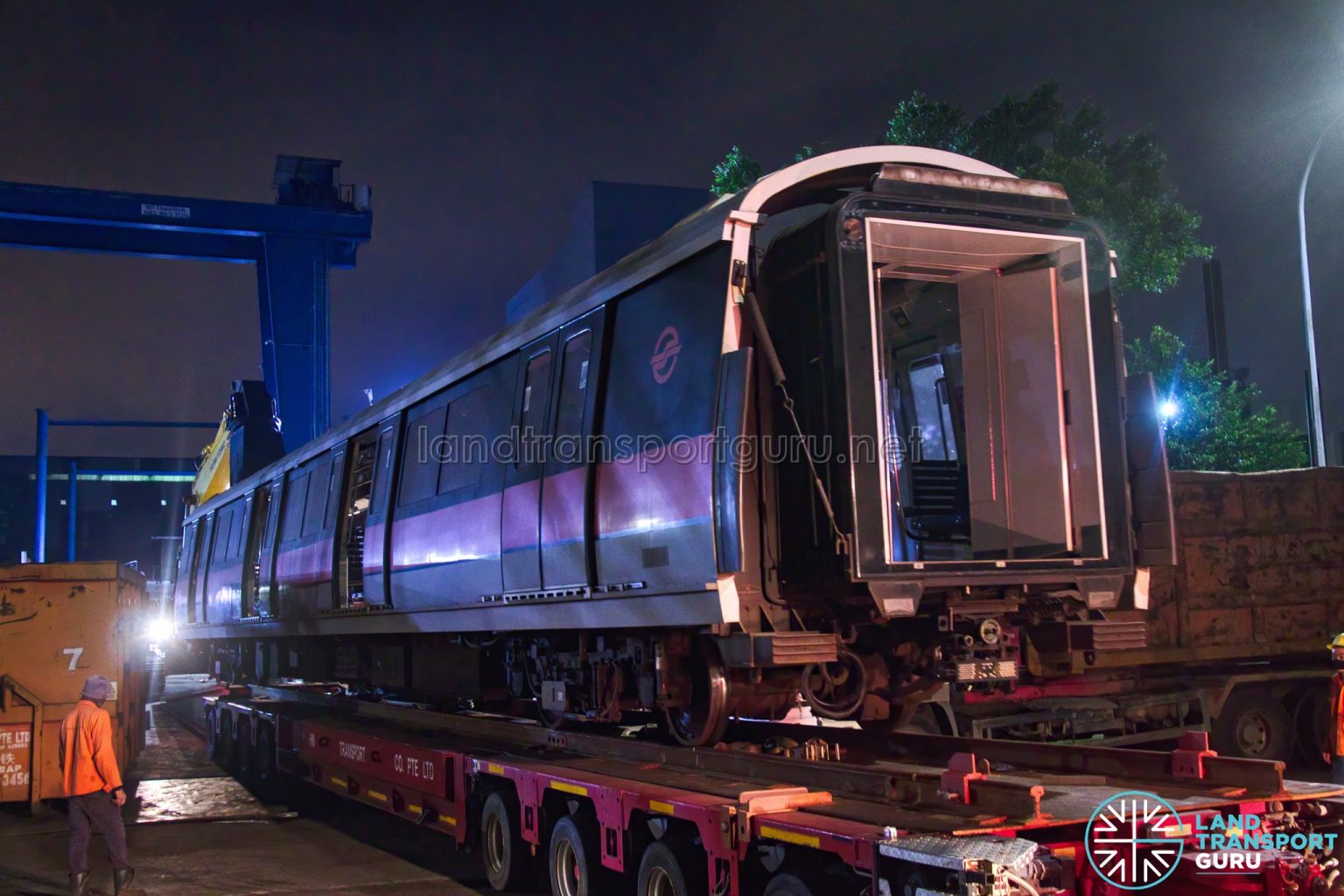 SMRT C751B Train (Set 314) transported to Scrapyard | Land Transport Guru
