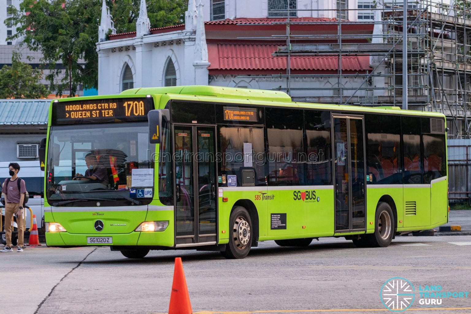 Bus 170A – SBS Transit Mercedes-Benz Citaro (SG1020Z) | Land Transport Guru
