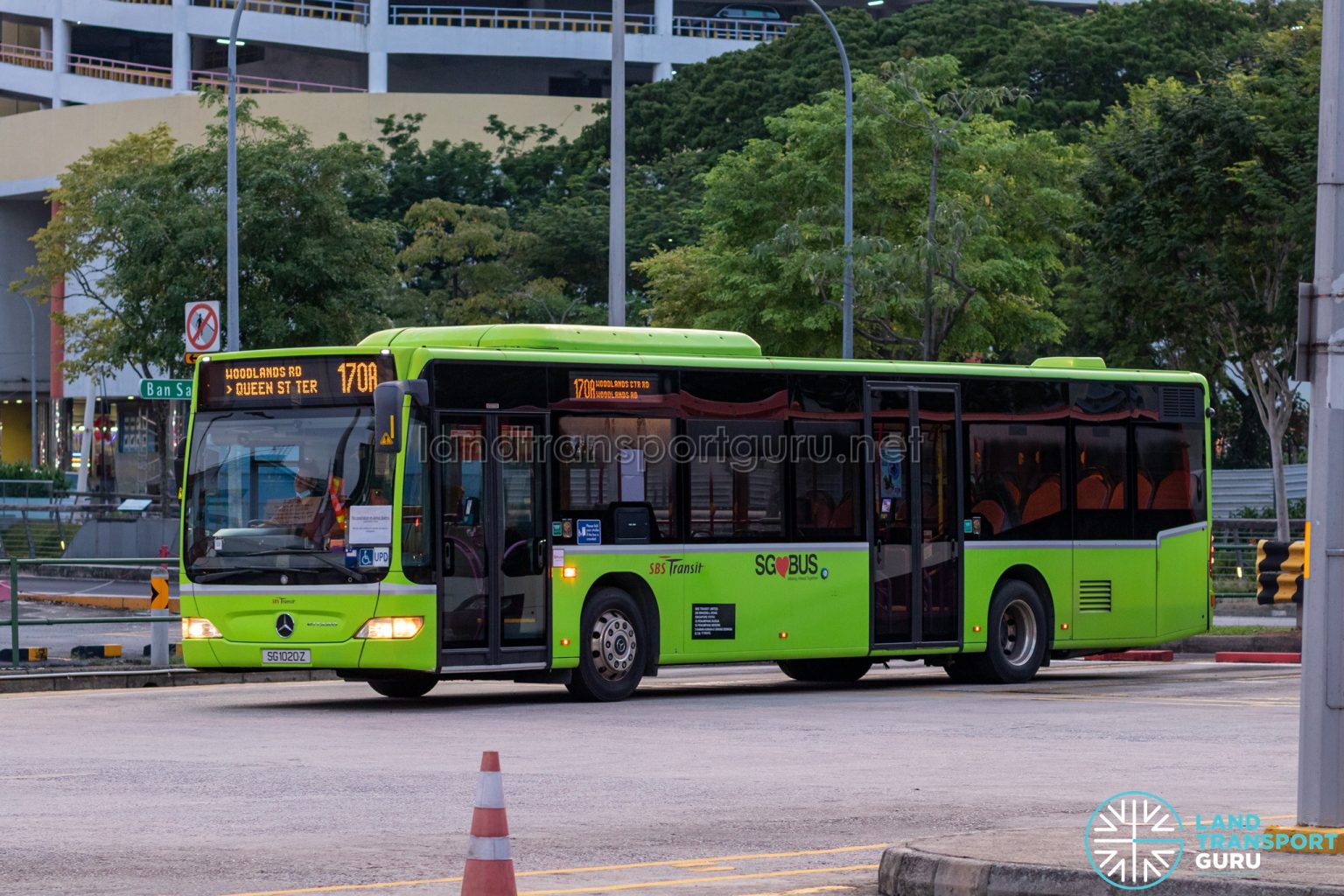 Bus 170A – SBS Transit Mercedes-Benz Citaro (SG1020Z) | Land Transport Guru