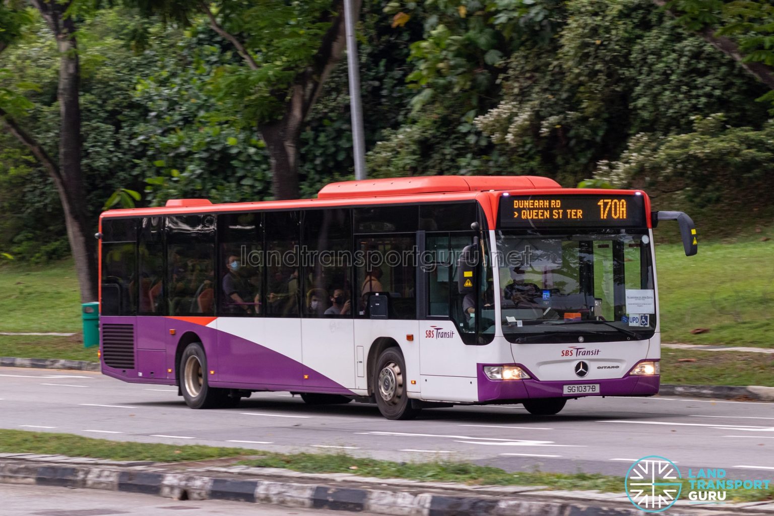 Bus 170A – SBS Transit Mercedes-Benz Citaro (SG1037B) | Land Transport Guru