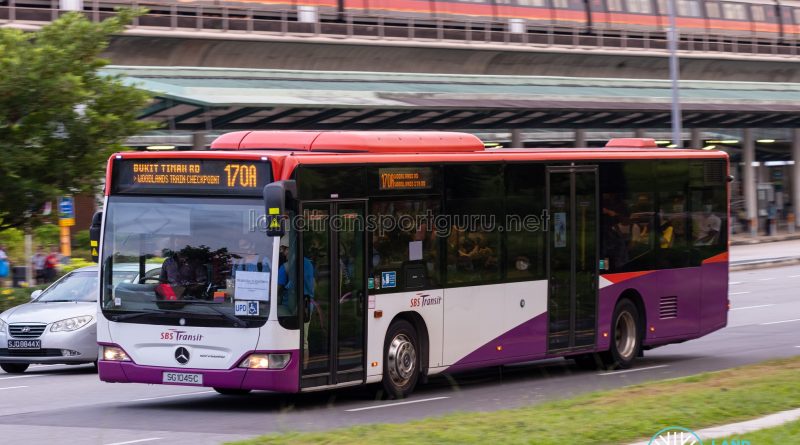 SBS Transit Bus Service 170A – Land Transport Guru