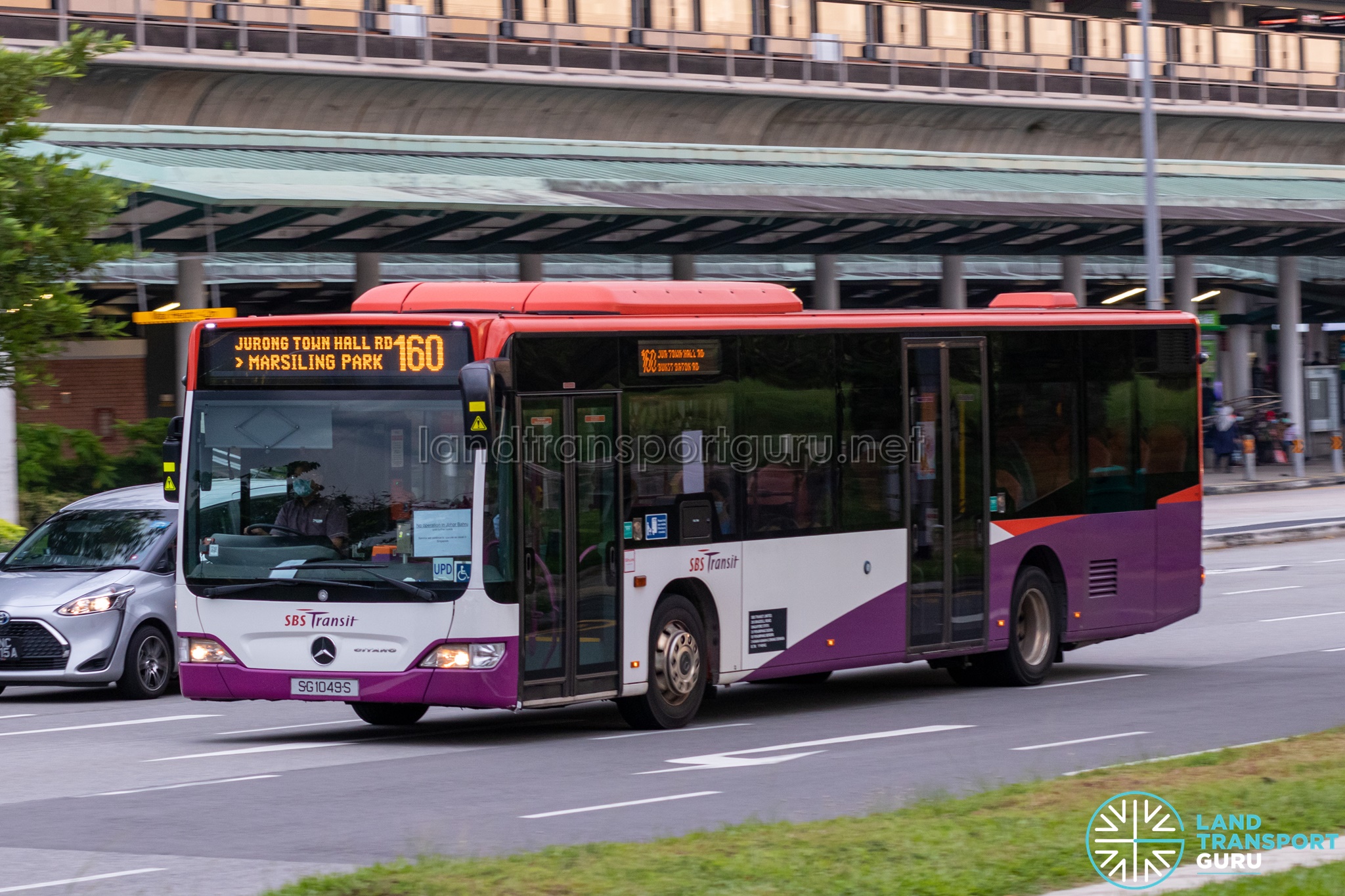 Bus 160 SBS Transit Mercedes Benz Citaro SG1049S Land Transport Guru Bus 160 SBS Transit Mercedes Benz Citaro SG1049S Land Transport Guru