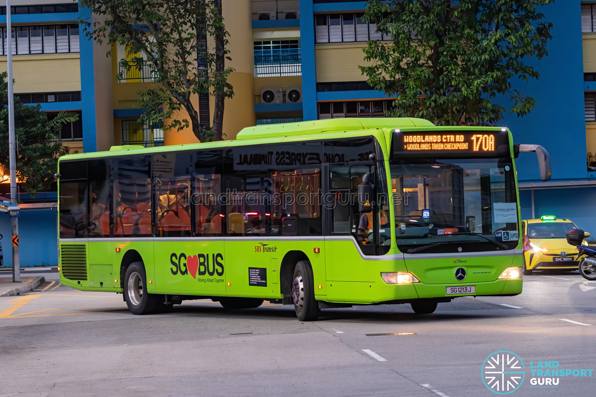 Bus 170A SBS Transit Mercedes Benz Citaro SG1213J Land Transport Guru