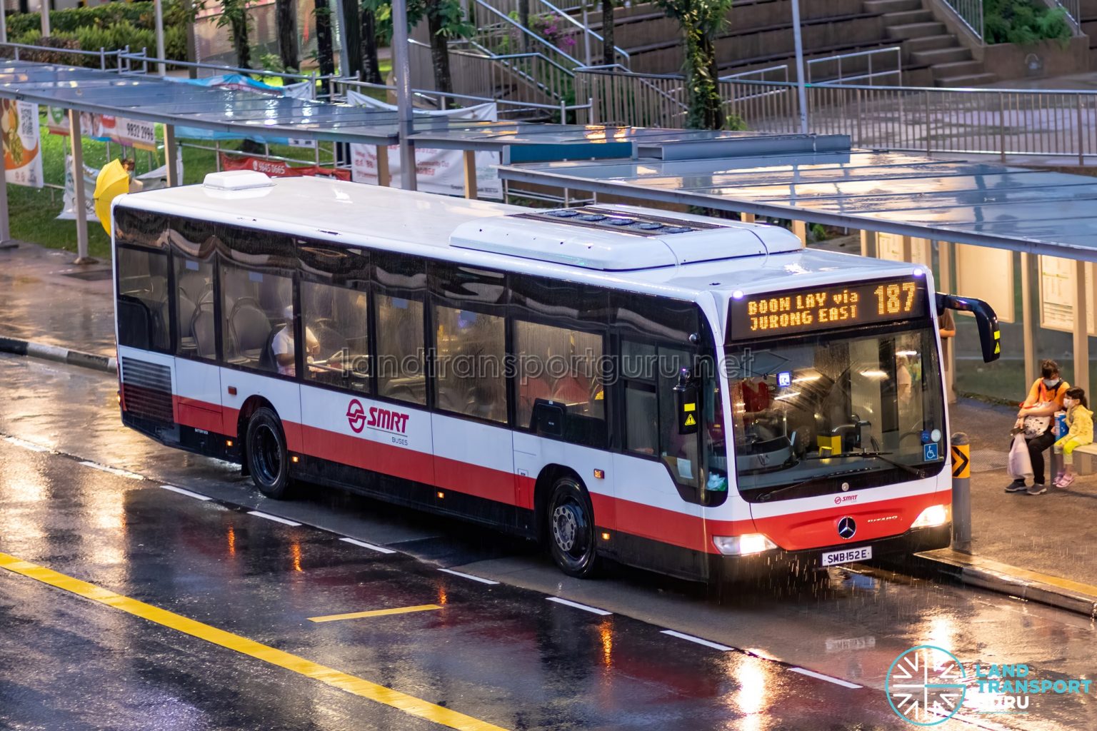 Bus 187 – SMRT Buses Mercedes-Benz Citaro (SMB152E) | Land Transport Guru