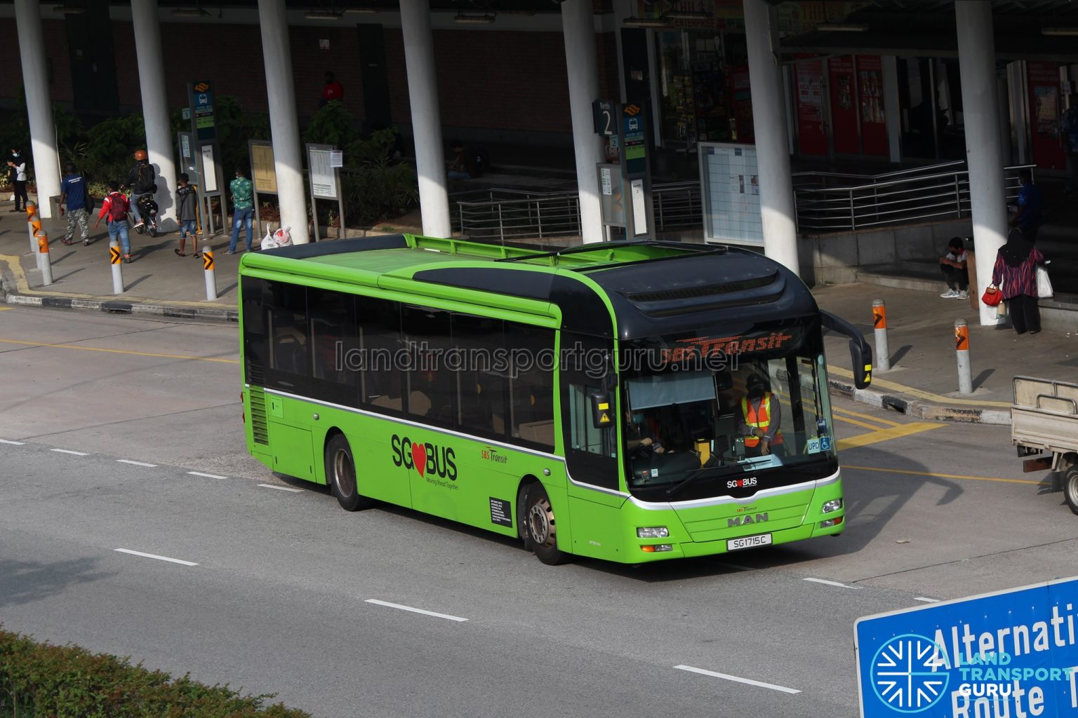 SBS Transit Logo – SBS Transit MAN A22 (SG1715C) | Land Transport Guru