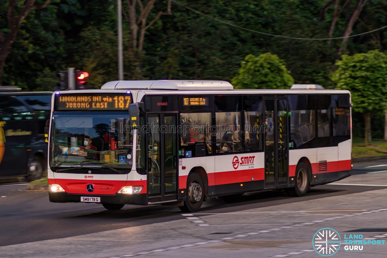 Bus 187 – SMRT Buses Mercedes-Benz Citaro (SMB178G) | Land Transport Guru