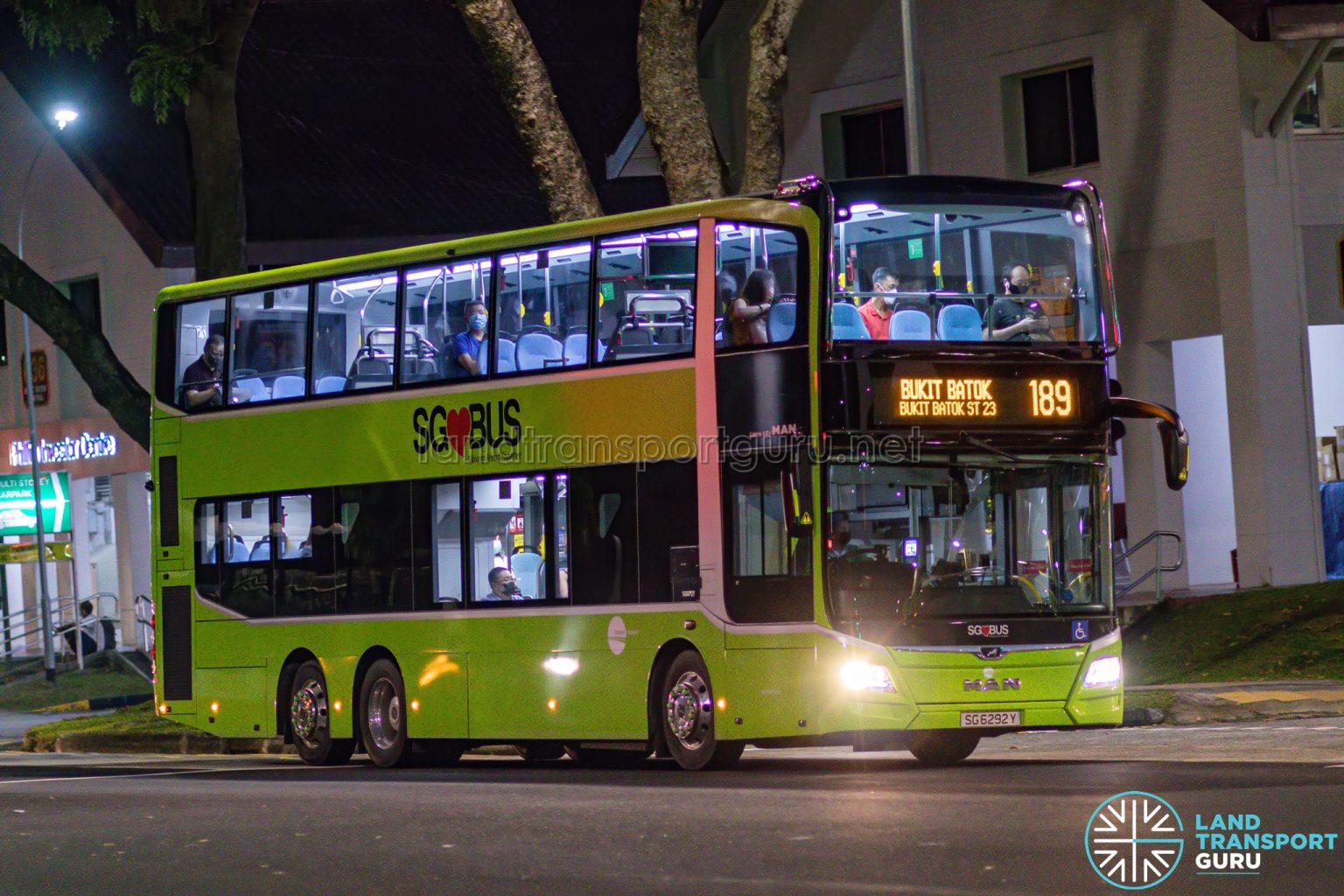 Bus 189 – Tower Transit MAN A95 (Euro 6; 3-Door) (SG6292Y) | Land ...