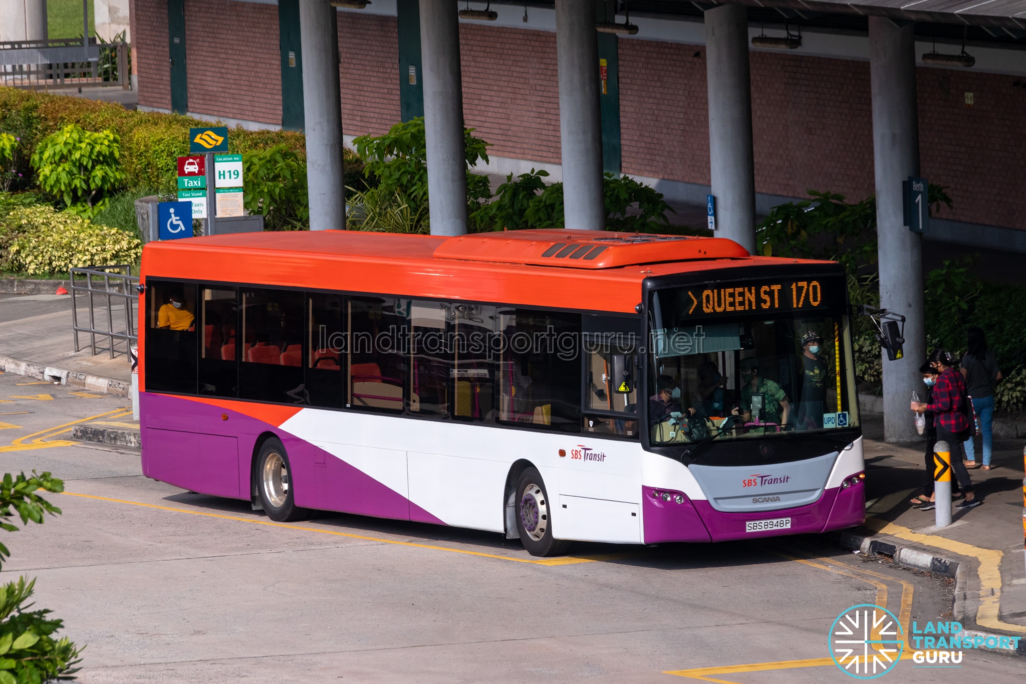 Bus 170 SBS Transit Scania K230UB Euro V SBS8948P Land Transport Guru Bus 170 SBS Transit Scania K230UB Euro V SBS8948P Land Transport Guru