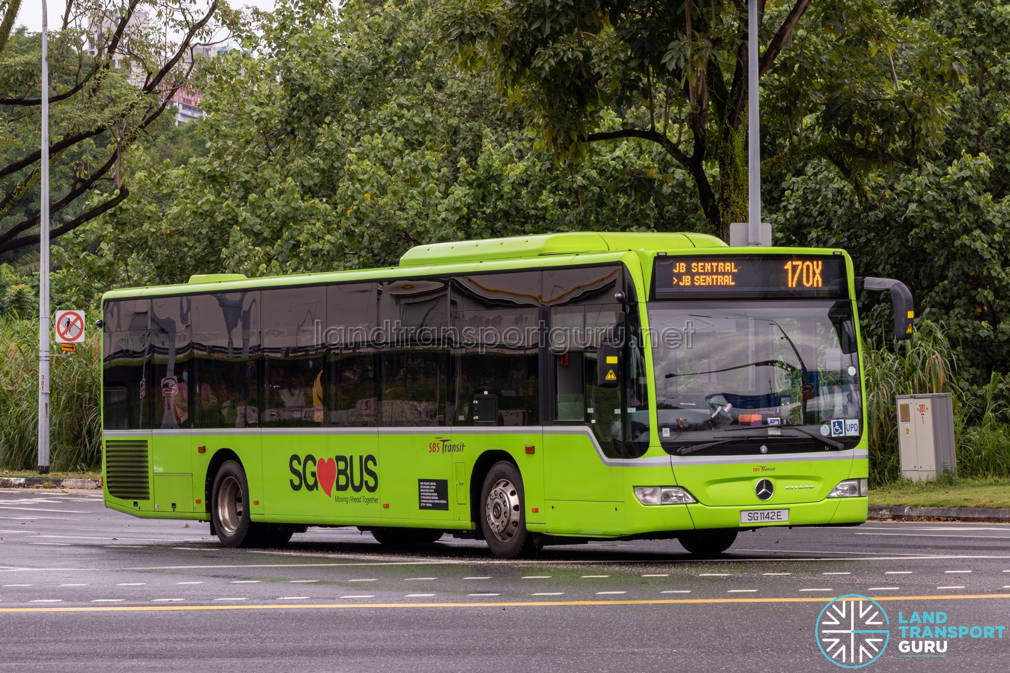 Bus 170X SBS Transit Mercedes Benz Citaro SG1142E Land Transport Guru Bus 170X SBS Transit Mercedes Benz Citaro SG1142E Land Transport Guru