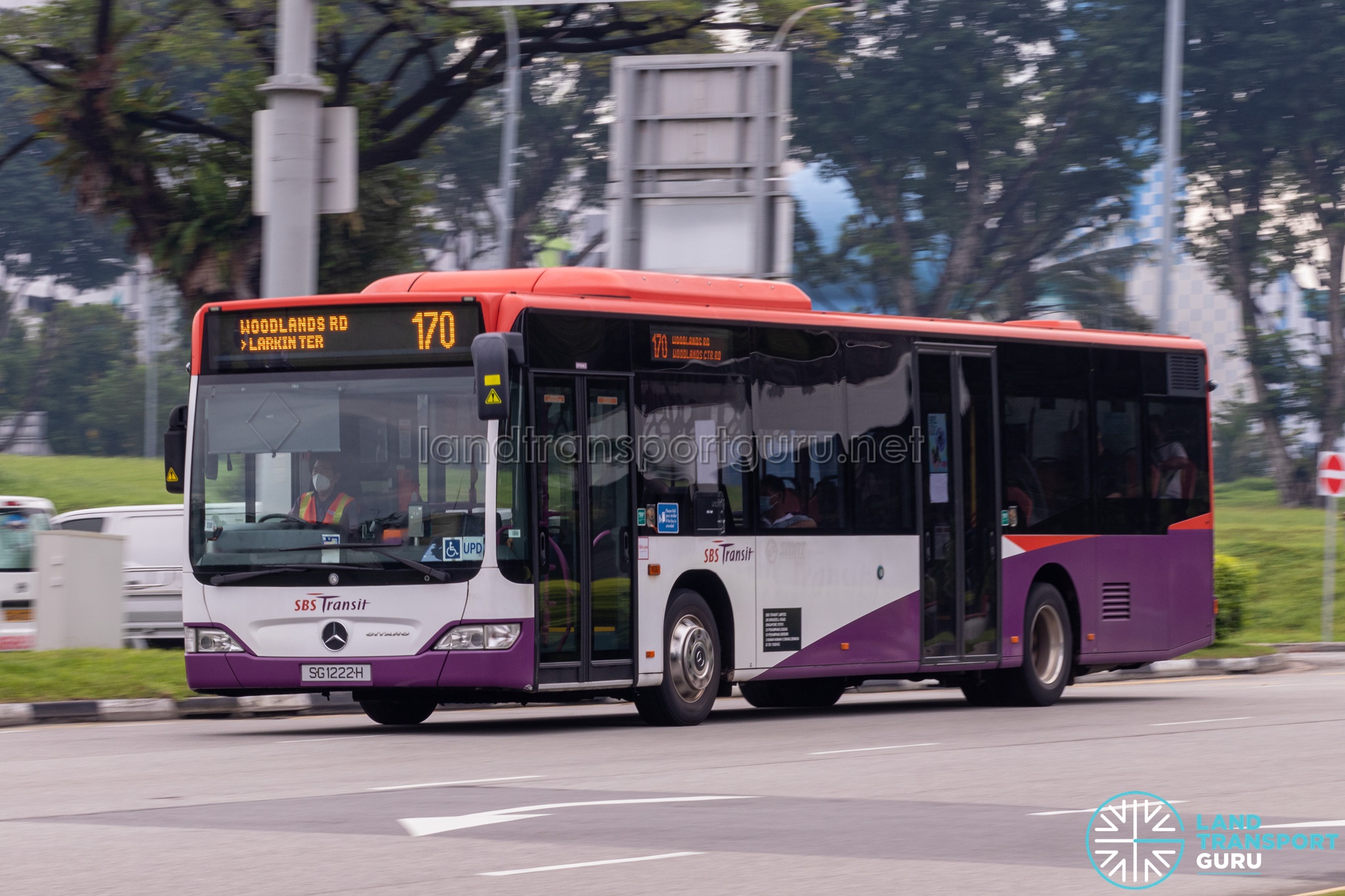 Bus 170 SBS Transit Mercedes Benz Citaro SG1222H Land Transport Guru