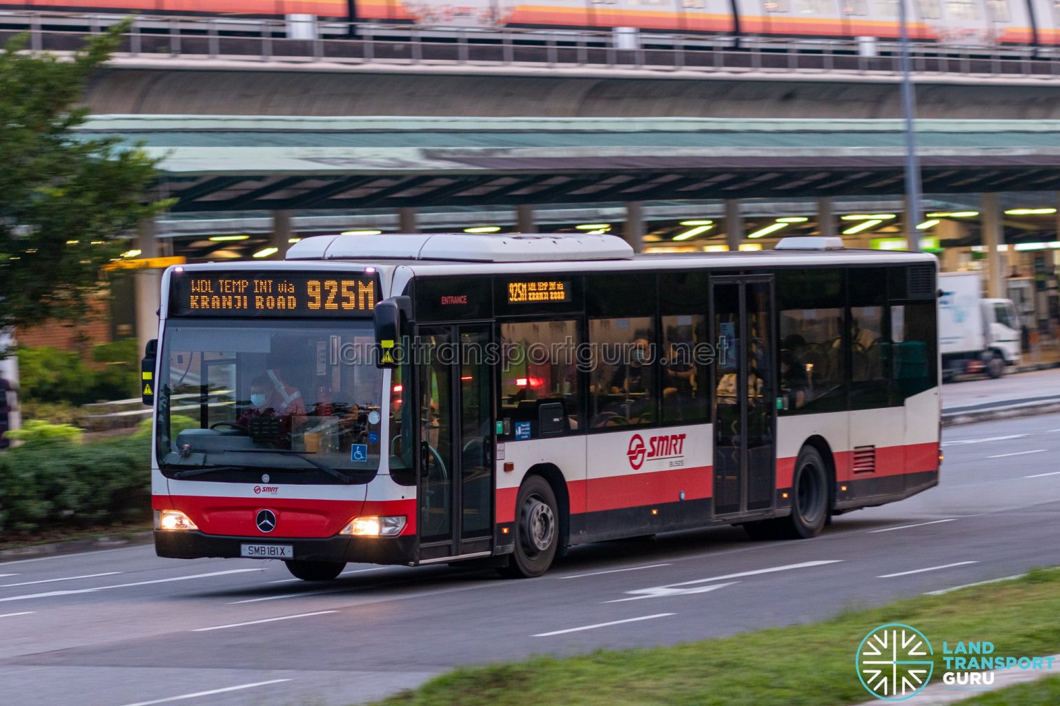Bus 925M – SMRT Buses Mercedes-Benz Citaro (SMB181X) | Land Transport Guru
