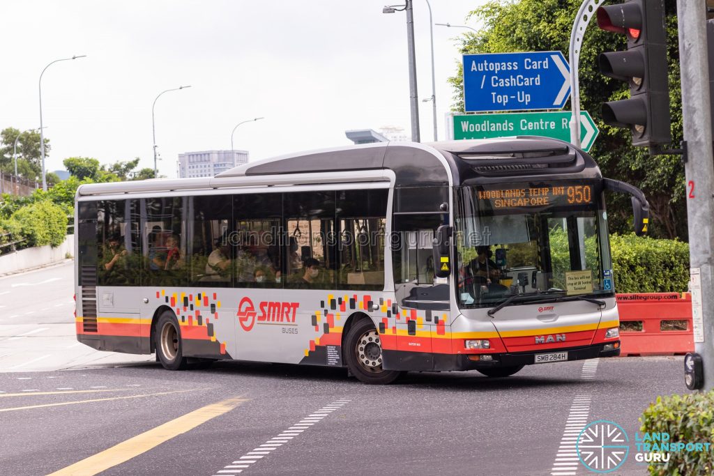 Bus 950 SMRT Buses MAN A22 SMB284H Land Transport Guru