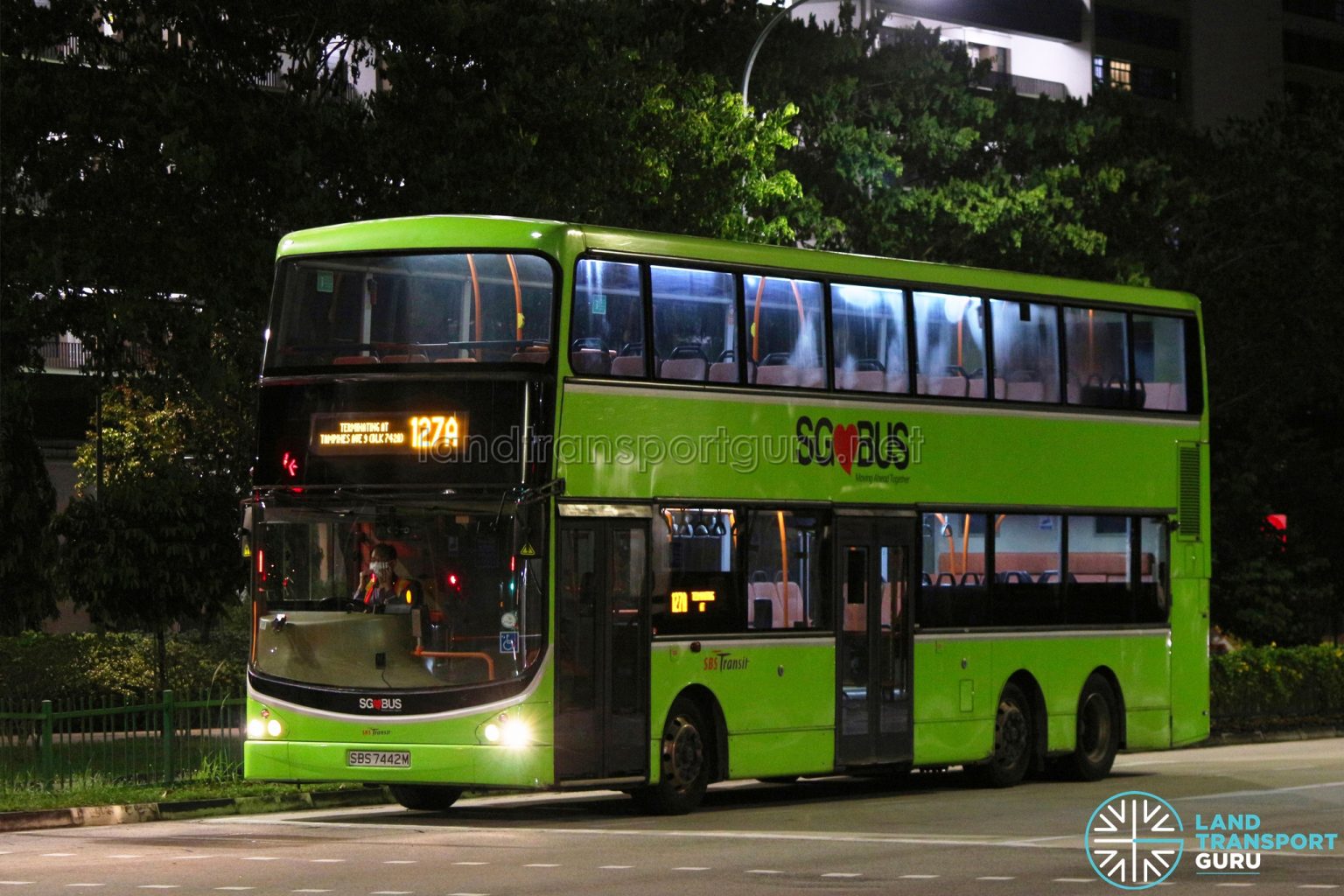 Bus 127 – SBS Transit Volvo B9TL CDGE (SBS7442M) | Land Transport Guru