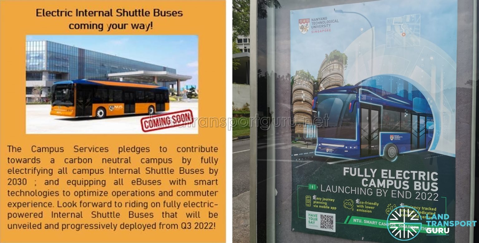 NUS NTU electric buses | Land Transport Guru