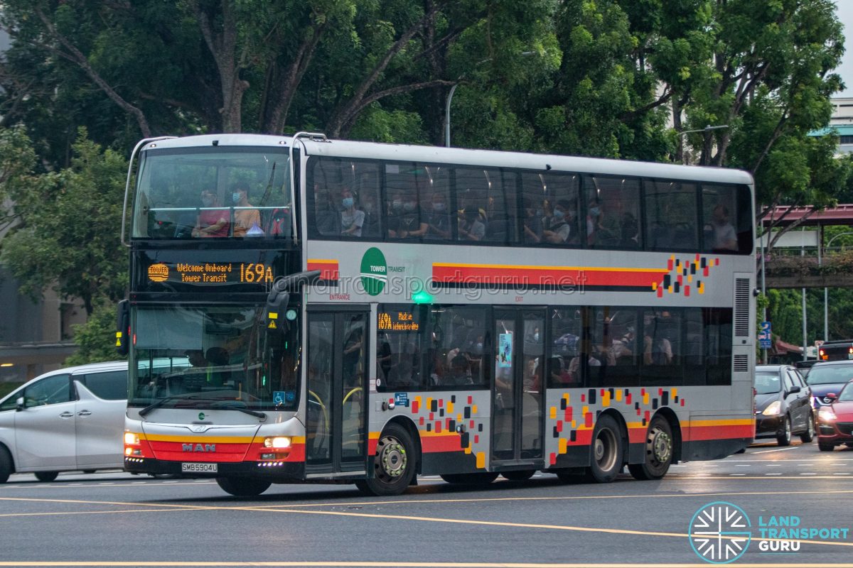 Bus 169A – Tower Transit MAN A95 (SMB5904U) | Land Transport Guru