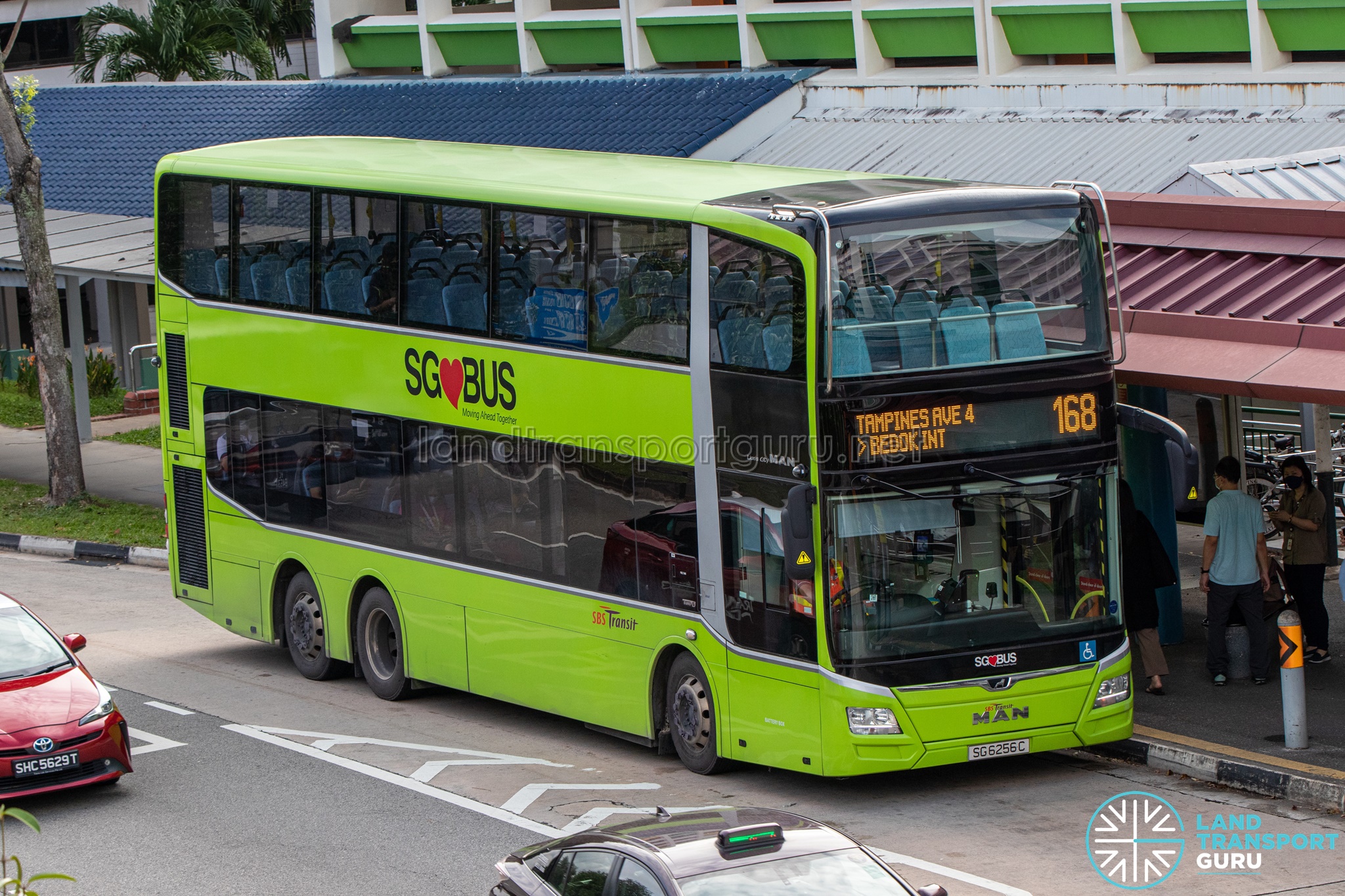 Bus 168 SBS Transit MAN A95 Euro 6 SG6256C Land Transport Guru Bus 168 SBS Transit MAN A95 Euro 6 SG6256C Land Transport Guru