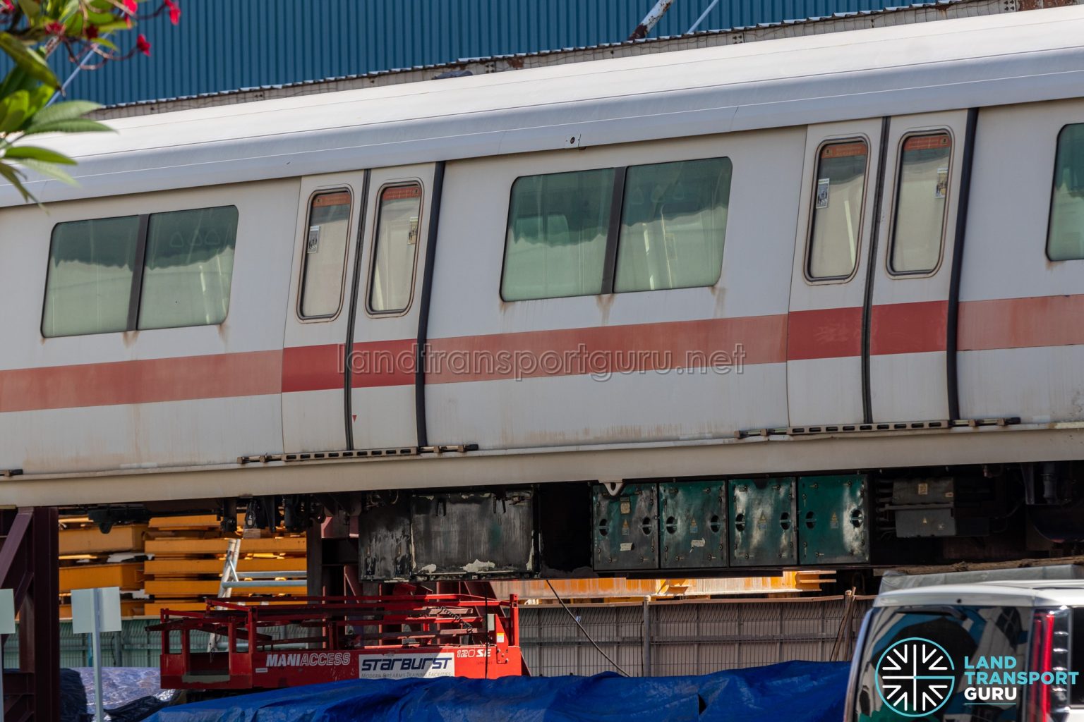 Preserved C651 Train Car at Starburst Engineering (Bogie Removed ...