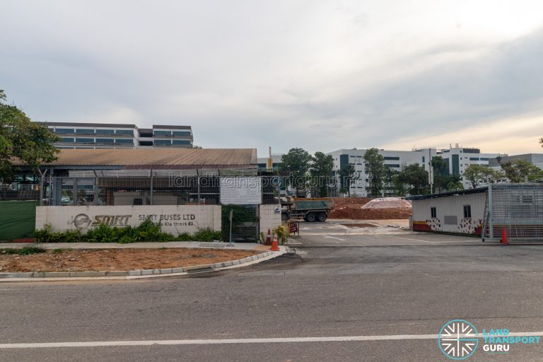 SMRT Ang Mo Kio Bus Depot Entrance (Jun 2022) | Land Transport Guru