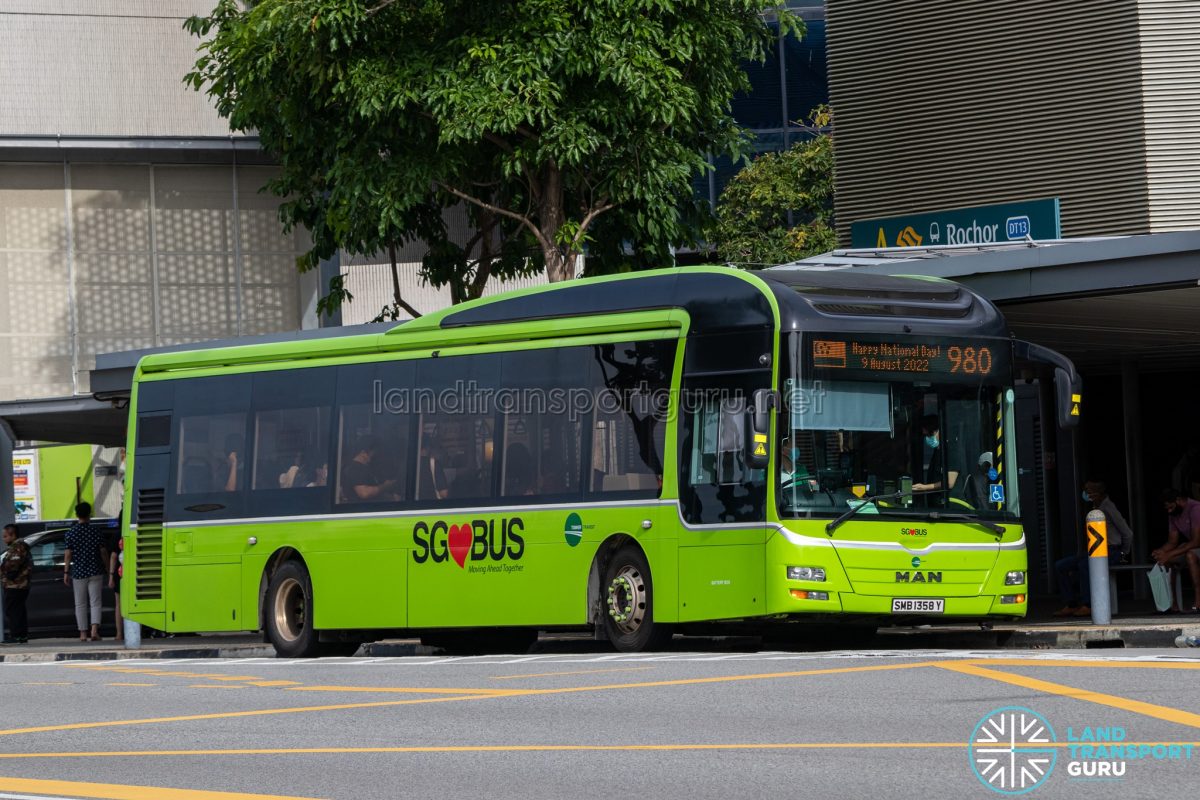 Tower Transit Bus Service 980 | Land Transport Guru