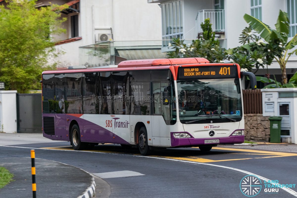 SBS Transit Bus Service 401 | Land Transport Guru
