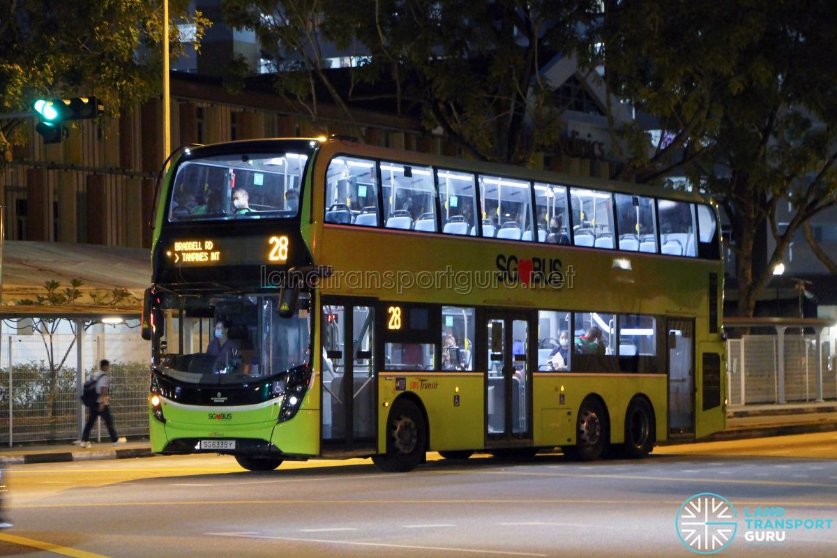 Bus 28 – SBS Transit Alexander Dennis Enviro500 (3 Door) (SG6339Y ...