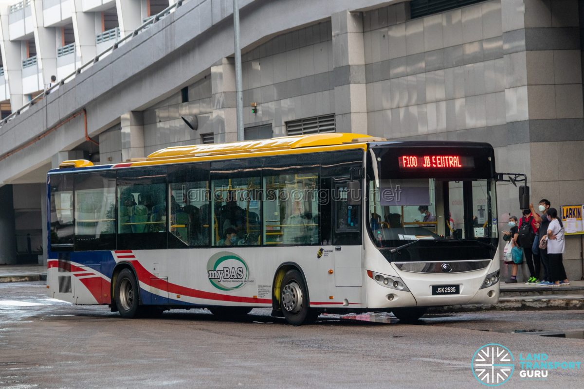 myBAS F100 – Causeway Link Yutong ZK6126HG (JSK2535) | Land Transport Guru