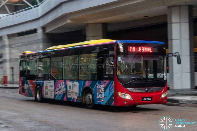 Bas Muafakat Johor Bus Service P101 | Land Transport Guru