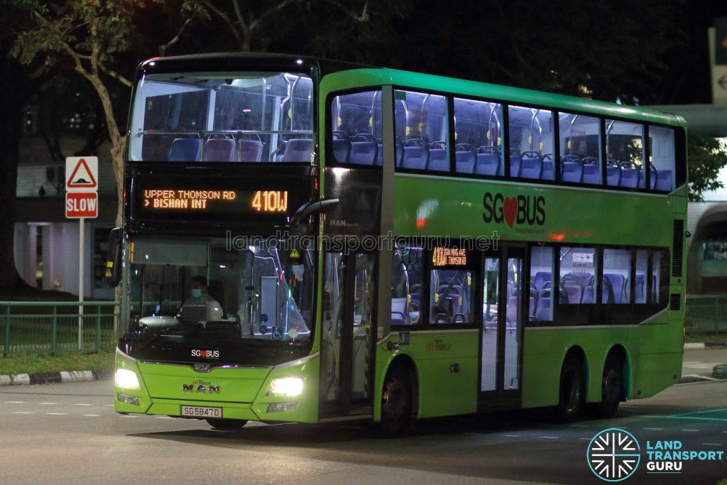 Bus 410W SBS Transit MAN A95 SG5847D Land Transport Guru Bus 410W SBS Transit MAN A95 SG5847D Land Transport Guru