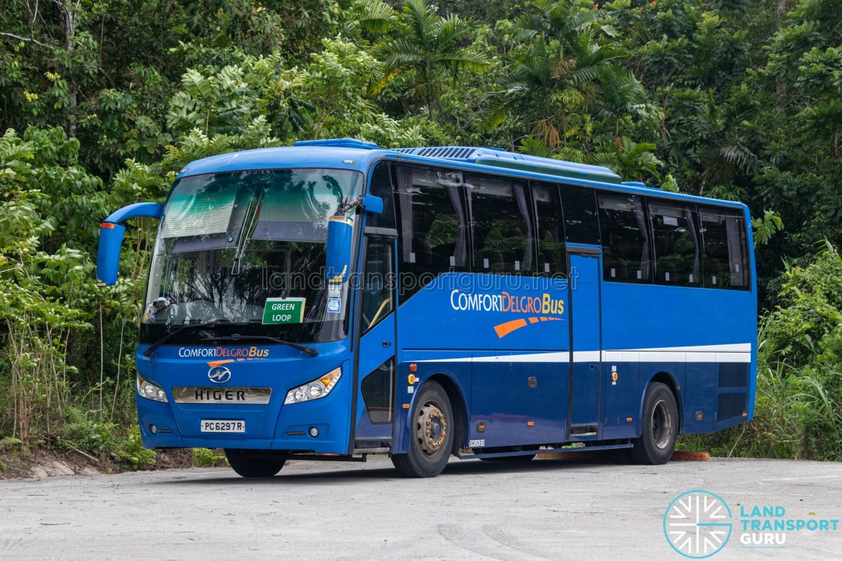 NTU Campus Rider – ComfortDelGro Bus Higer KLQ6118K (PC6297R) | Land ...