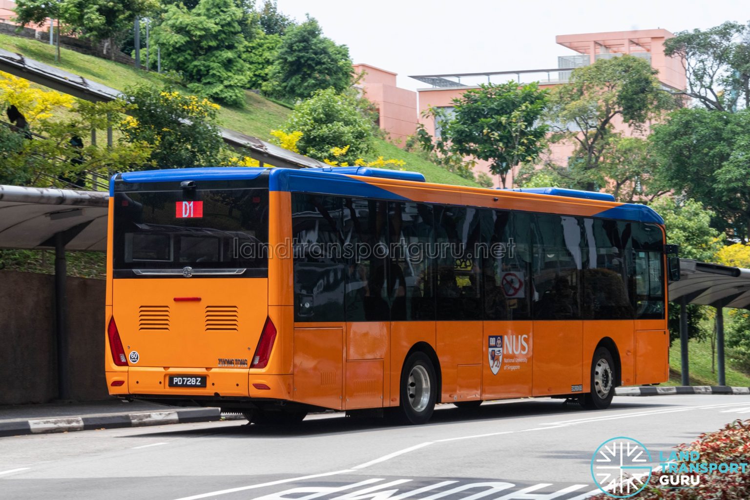 NUS ISB D1 – ComfortDelGro Bus Zhongtong N12 (PD728Z) – rear | Land ...