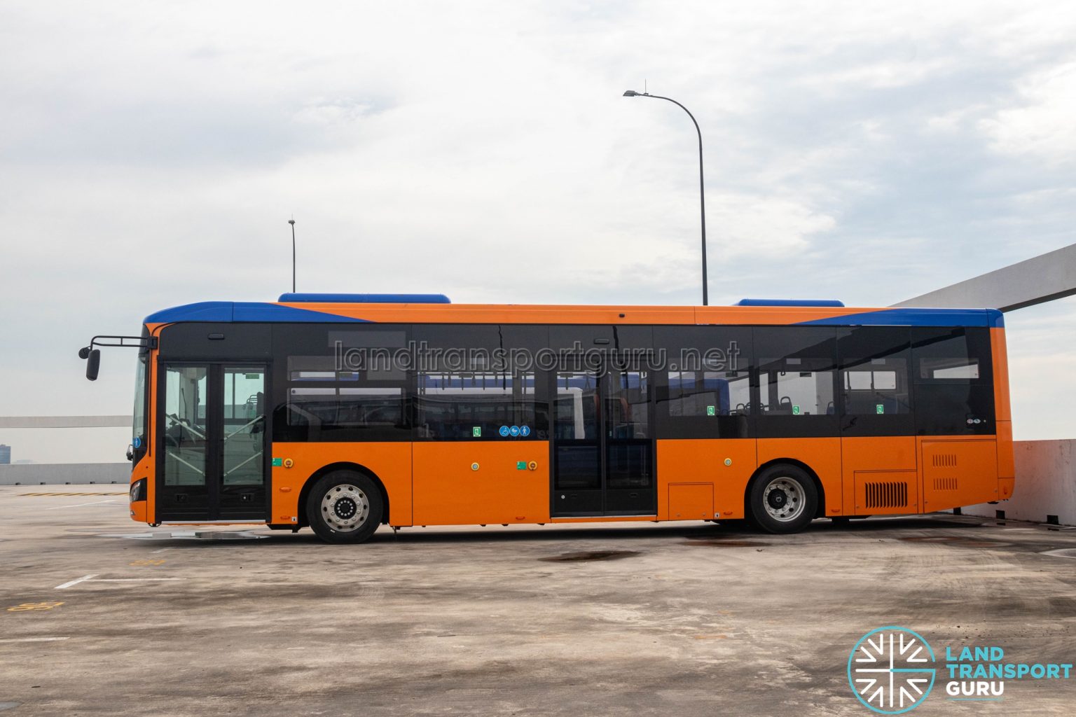 Zhongtong LCK6126EVG (Orange) | Land Transport Guru