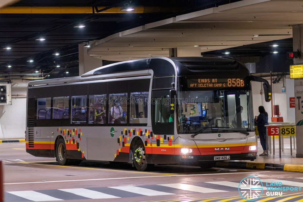 Bus 858B – Tower Transit MAN A22 (SMB1426J) | Land Transport Guru