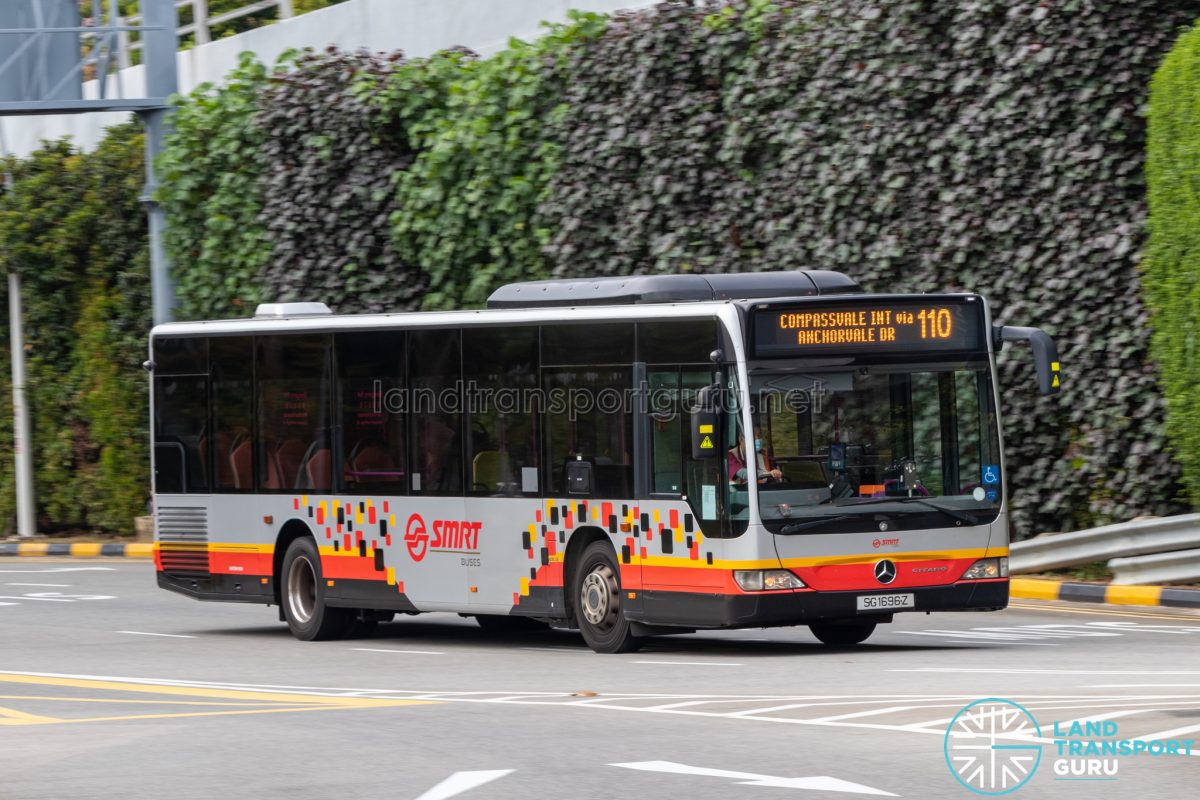 Bus 110 – SMRT Buses Mercedes-Benz Citaro (SG1696Z) | Land Transport Guru