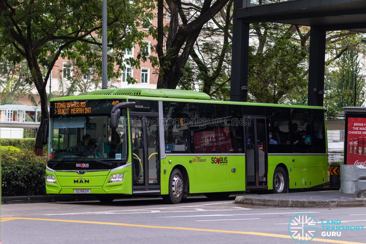 Bus 16 – SBS Transit MAN A22 Euro 6 (SG1862K) | Land Transport Guru