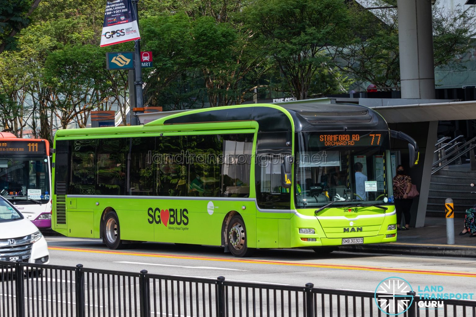 Bus 77 [F1 Diversion] – Tower Transit MAN A22 (SMB3030D) | Land ...