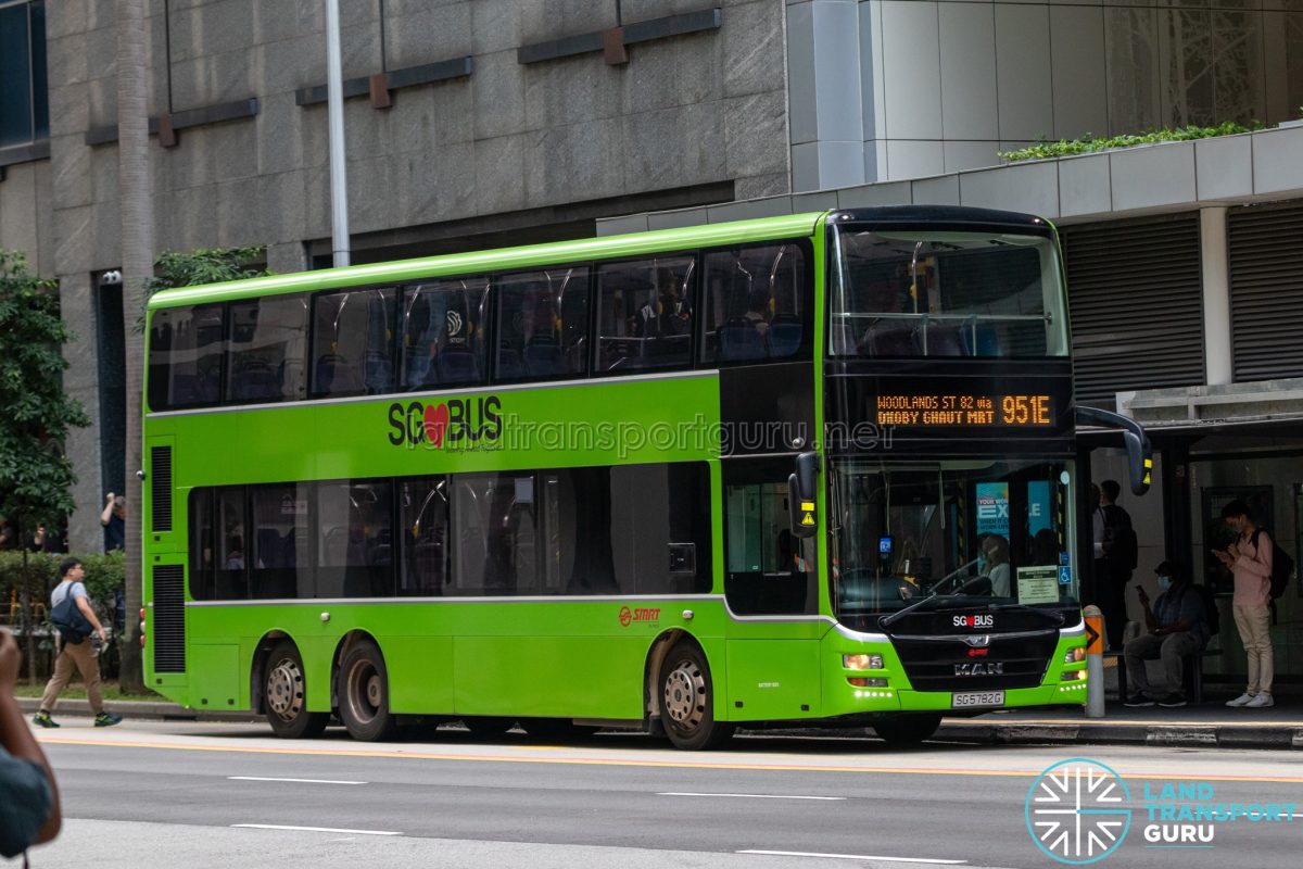 Express 951E – SMRT Buses MAN A95 (SG5782G) | Land Transport Guru