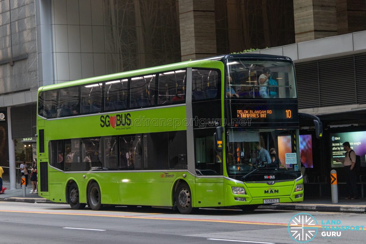 Bus 10 – SBS Transit MAN A95 (SG5831Z) | Land Transport Guru