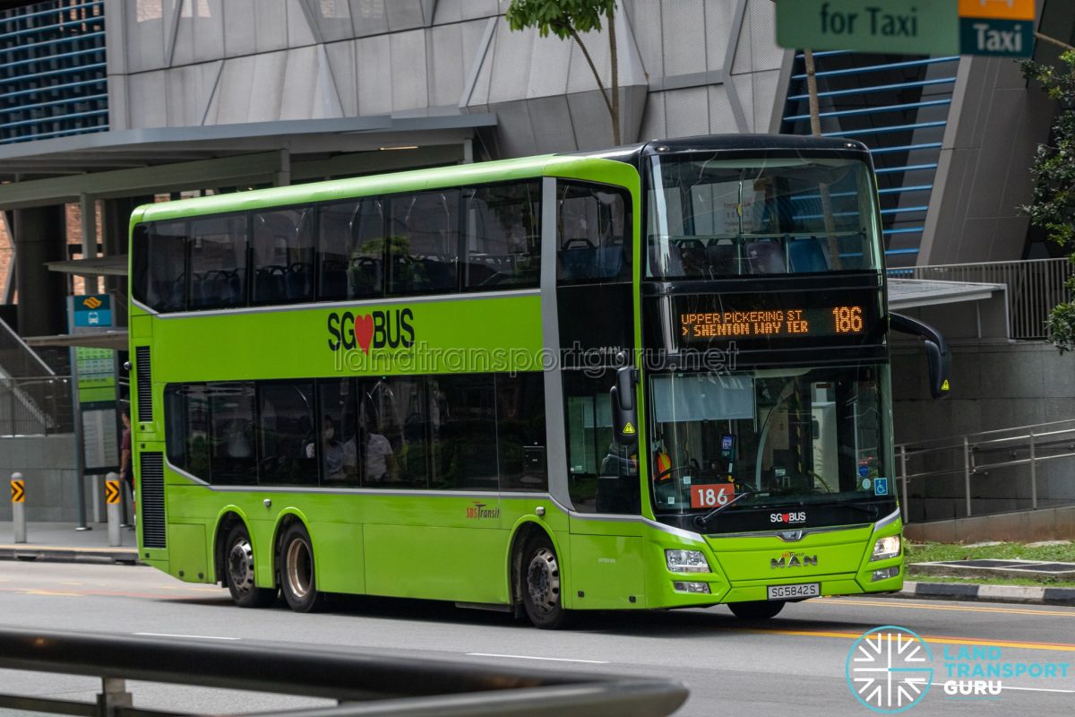 Bus 186 – SBS Transit MAN A95 (SG5842S) | Land Transport Guru