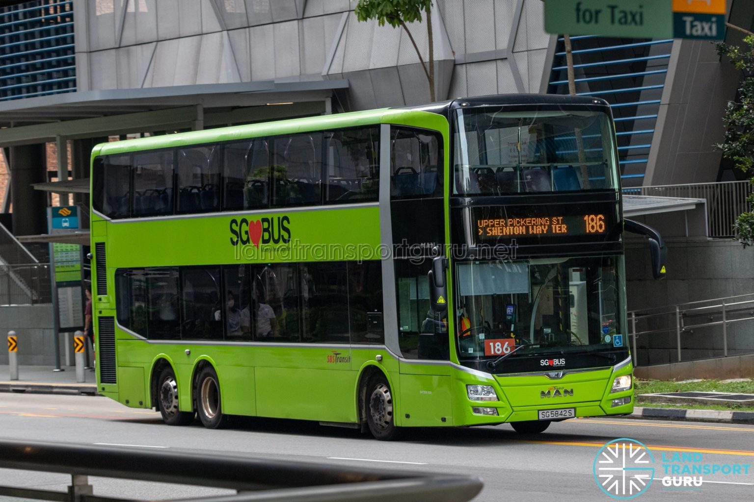 Bus 186 – SBS Transit MAN A95 (SG5842S) | Land Transport Guru