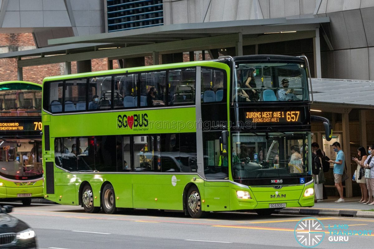 City Direct 657 – Tower Transit MAN A95 (Euro 6; 3-Door) (SG6305U ...