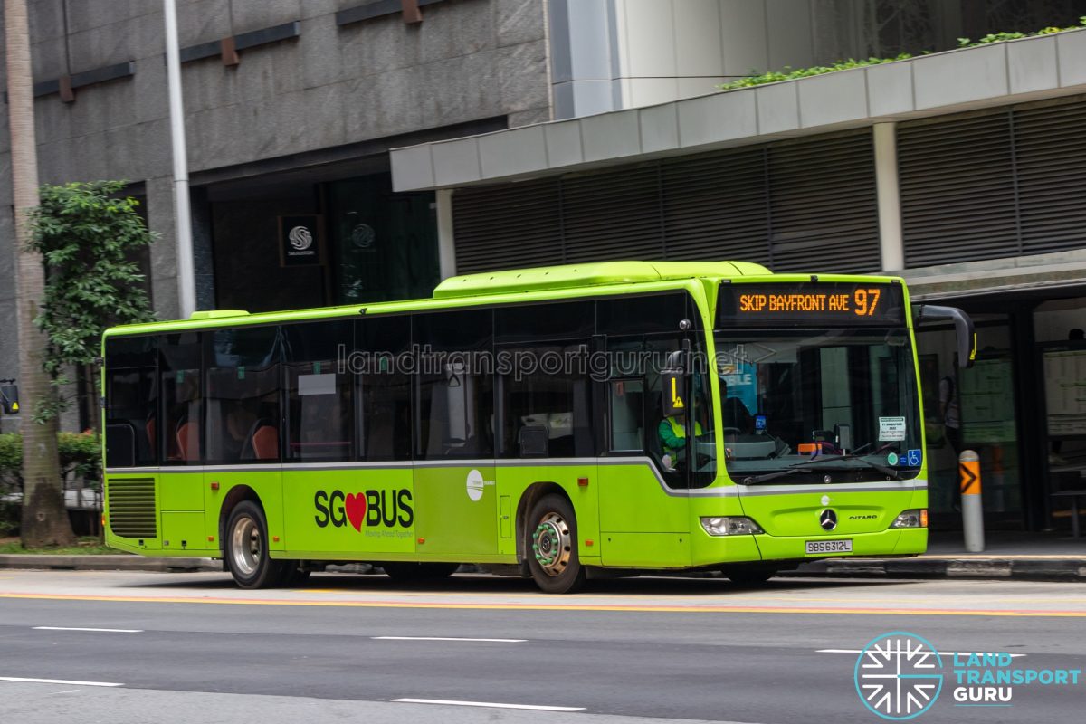 Bus 97 [F1 Diversion] – Tower Transit Mercedes-Benz Citaro (SBS6312L ...