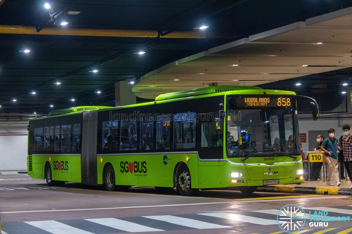 Bus 858 – Tower Transit MAN A24 (SMB8038A) | Land Transport Guru