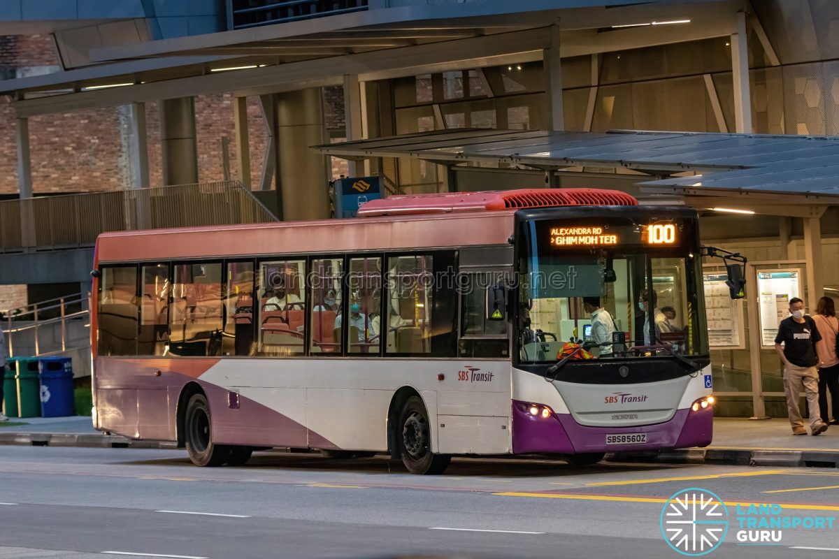 Bus 100 – SBS Transit Scania K230UB Euro IV (SBS8560Z) | Land Transport Guru
