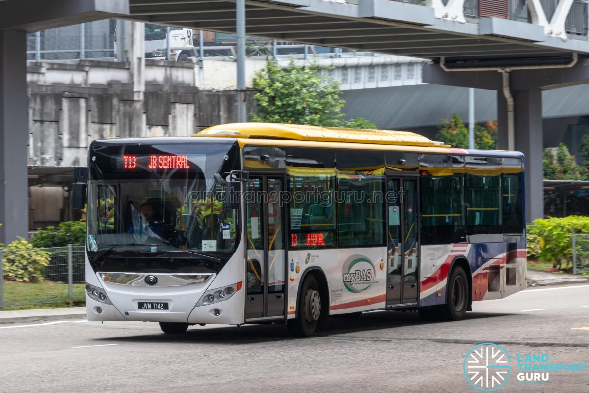 myBAS Bus Service T13 | Land Transport Guru