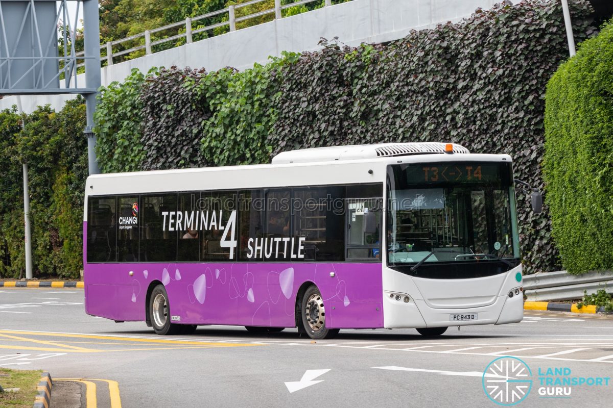 Changi Airport Terminal 4 Shuttle Bus | Land Transport Guru