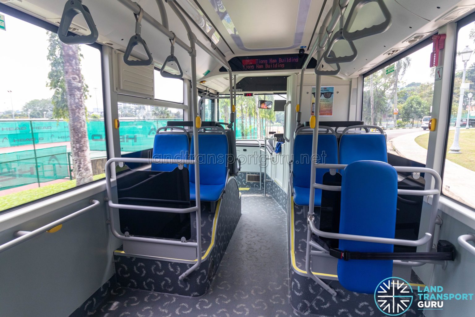 ComfortDelGro Bus – Zhongtong N12 – Interior Front section | Land ...