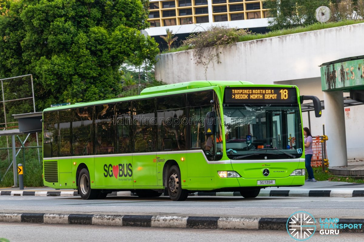 Bus 18 – SBS Transit Mercedes-Benz Citaro (SG1139R) | Land Transport Guru
